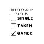 Relationship Status Gamer SVG, PNG, JPG, PDF Files | Craftpi