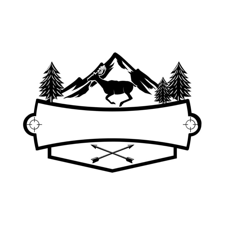 Hunting Scene Monogram SVG, PNG, JPG, PDF Files | Craftpi