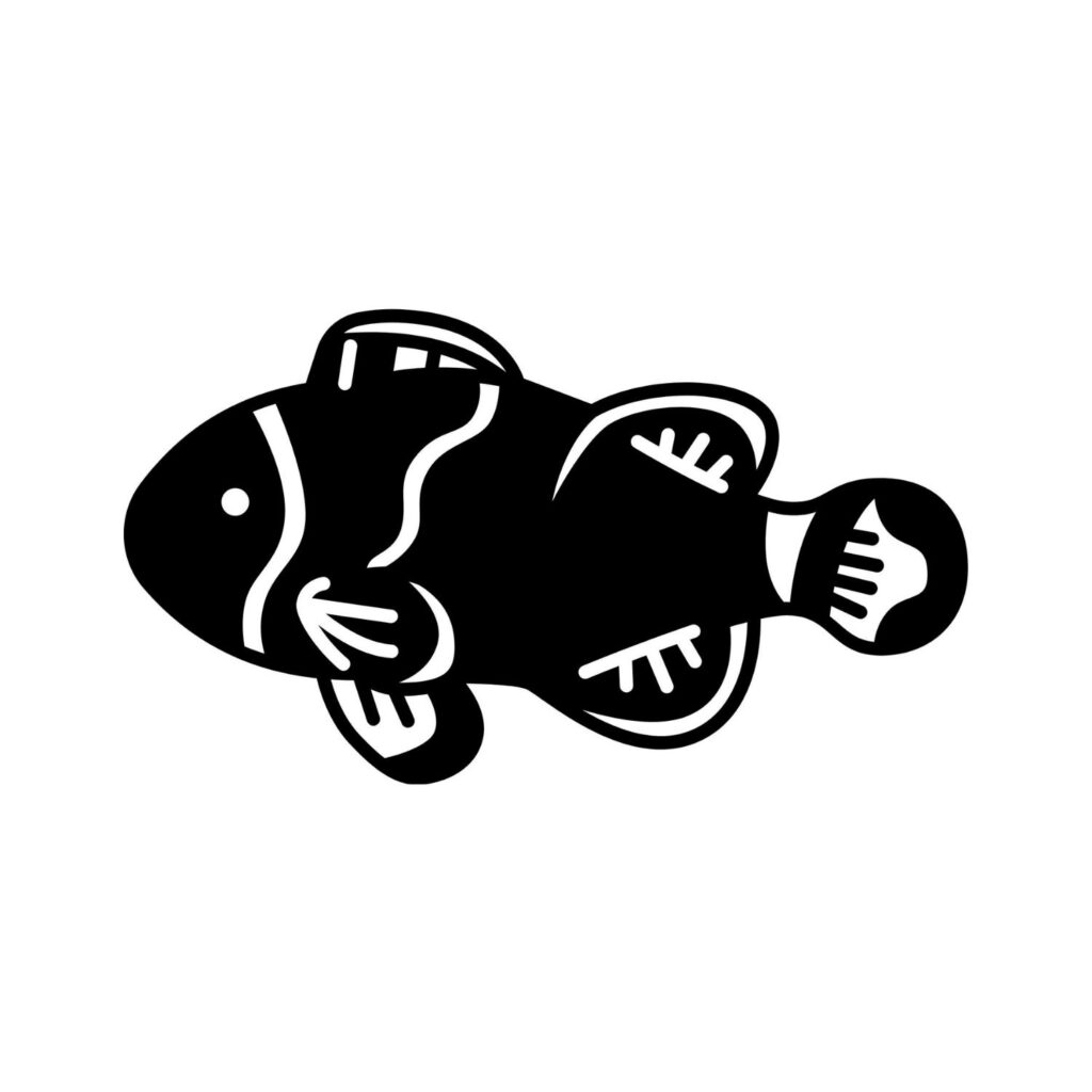 Clownfish Tropical Fish Clipart SVG, PNG, JPG, PDF Files | Craftpi